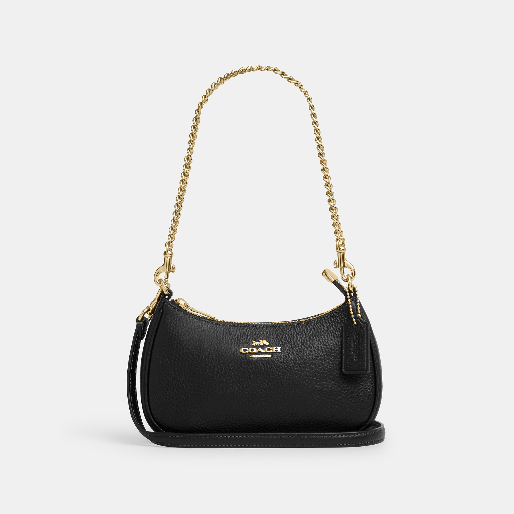 Coach Teri Mini Crossbody in Refined Pebble Leather 2.12 (A) | Designer ...
