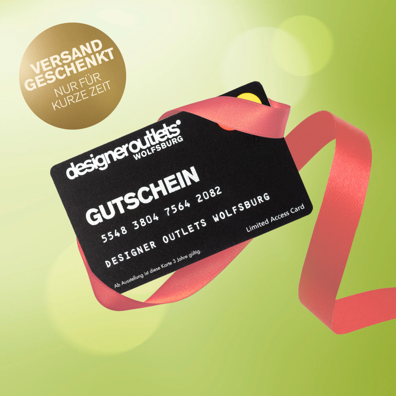 Geschenk­gutscheine | designer outlets Wolfsburg